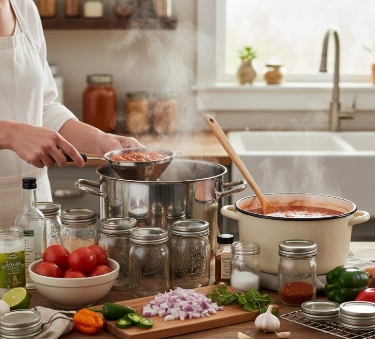 Recipes for Canning Hot and Mild Salsa - Pioneerthinking.com