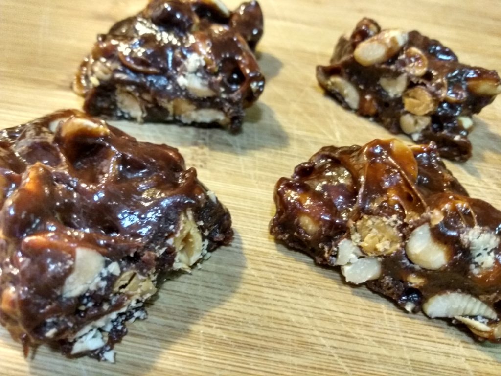 Chocolate Peanut Clusters - Pioneerthinking.com